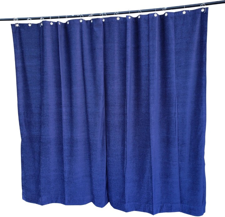Etsy New 96 in W X 84 Long Fire Treated Polyester Velvet Curtain Panel ...