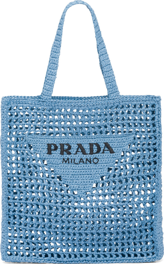Prada Raffia Tote Bag - ShopStyle