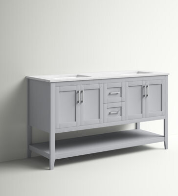 Sand & Stable Trieste 60" Double Bathroom Vanity Set - ShopStyle Chests