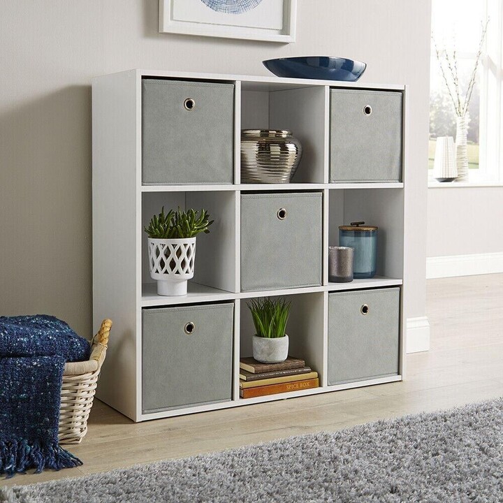 Home Source Cube 3X3 Storage Shelf Unit - ShopStyle Bookcases & Cabinets