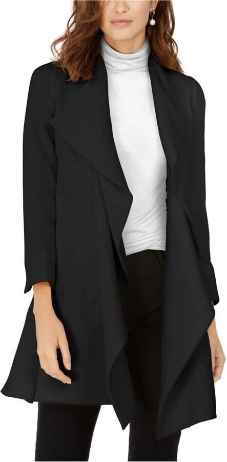 Anne Klein Women's Cascade Front Topper - ShopStyle Casual Jackets