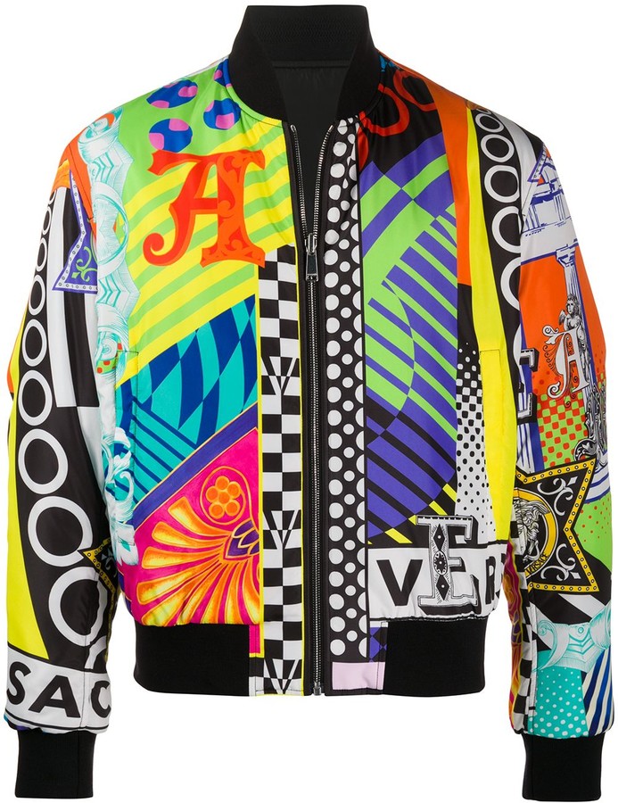 Versace Reversible Bomber Jacket - ShopStyle Outerwear