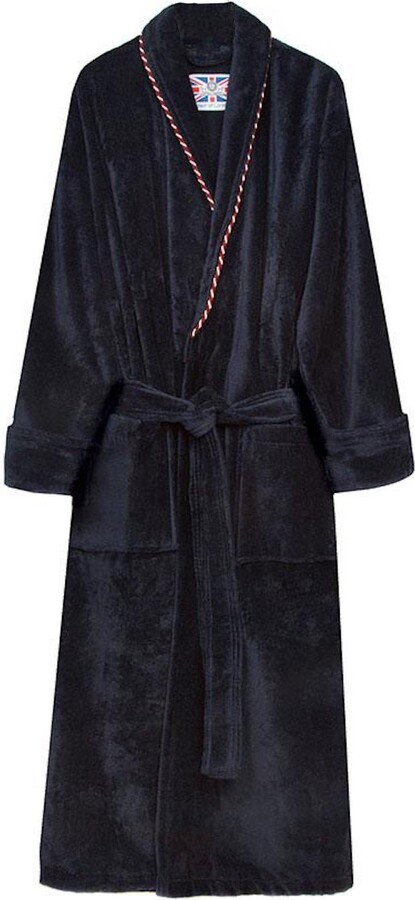 Bown Of London Blue Men's Dressing Gown Earl Navy - ShopStyle Robes