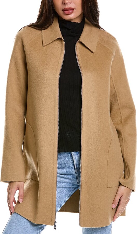 Theory Caban Wool & Cashmere-Blend Coat - ShopStyle
