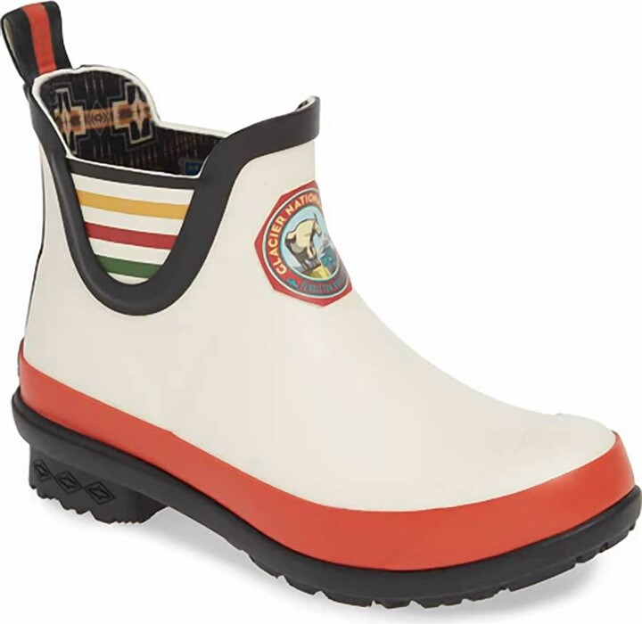 Pendleton Women's Heritage Glacier National Park Rain Boot In White ...