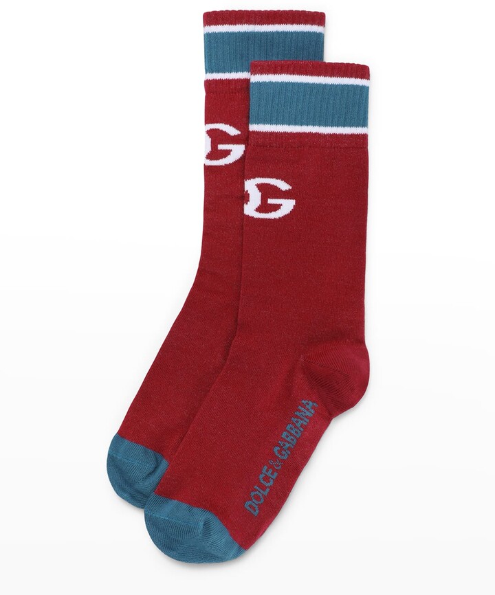 Dolce & Gabbana Logo Athletic Team High Socks - ShopStyle