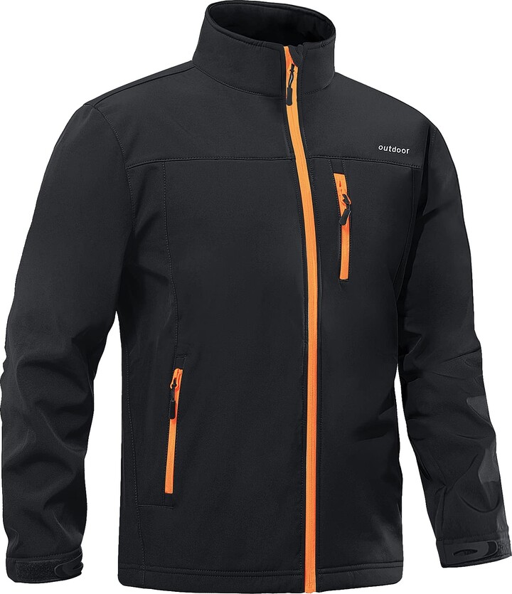 TACVASEN Waterproof Jackets Mens Work Softshell Jacket Tactical ...