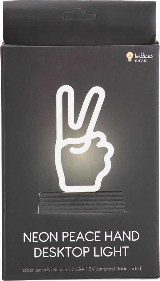 Brilliant Ideas Neon Peace Sign Desktop Light - ShopStyle Watches