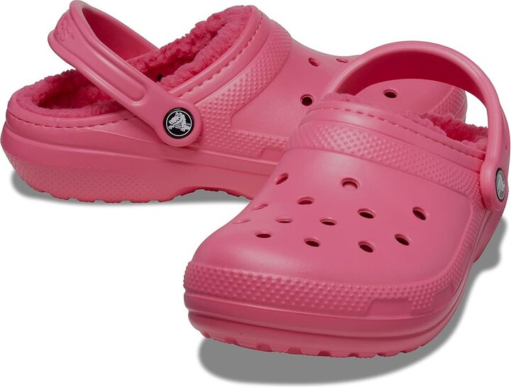 Crocs Classic Lined Clog (Hyper Pink) Clog Shoes - ShopStyle