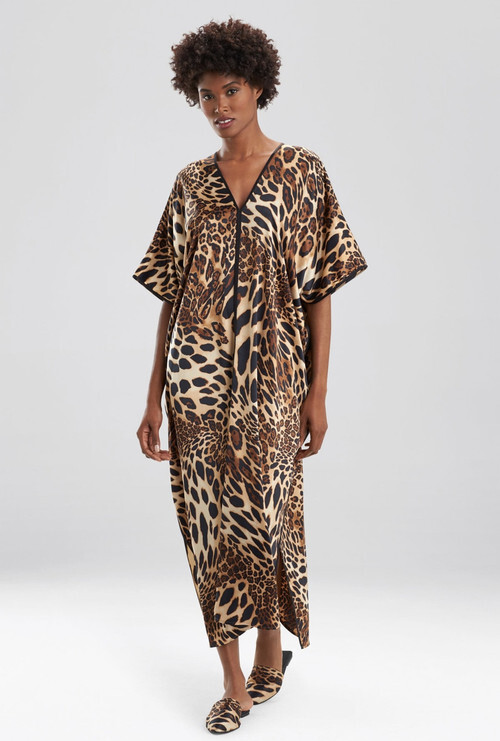 Natori Luxe Leopard Caftan - ShopStyle Pajamas