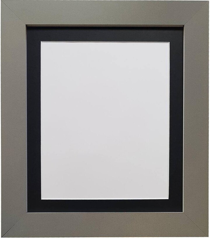 Frames & Mirrors 4U Metro Dark Grey Frame with Black Mount for Image ...