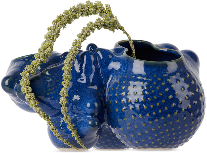 Forma Rosa Studio Blue Gloss Bubble Planter - ShopStyle Garden Decor