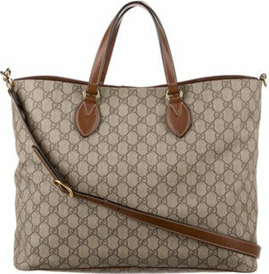 Gucci GG Supreme Medium Soft Tote - ShopStyle