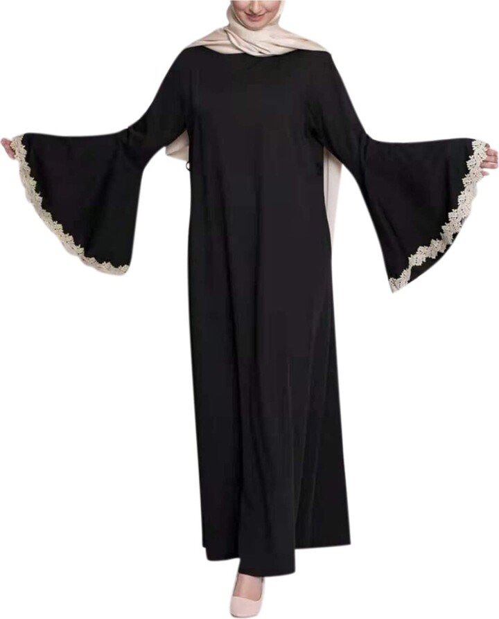 VESNIBA Women One Piece Prayer Dresses Easy Wear Saudi Cardi Robe Daily ...