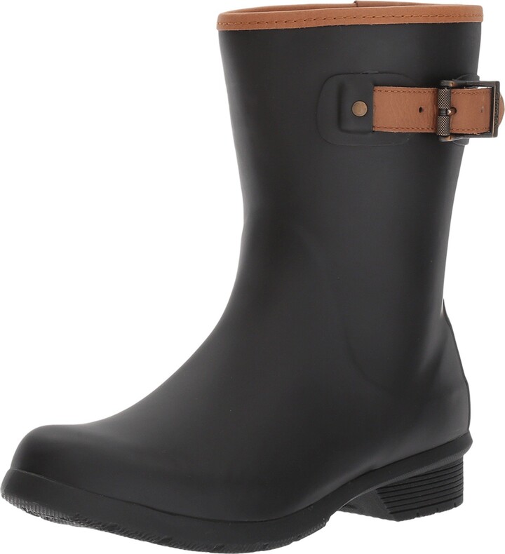 Chooka Women's Rubber Waterproof Solid Rain Boot with Memory Foam ...