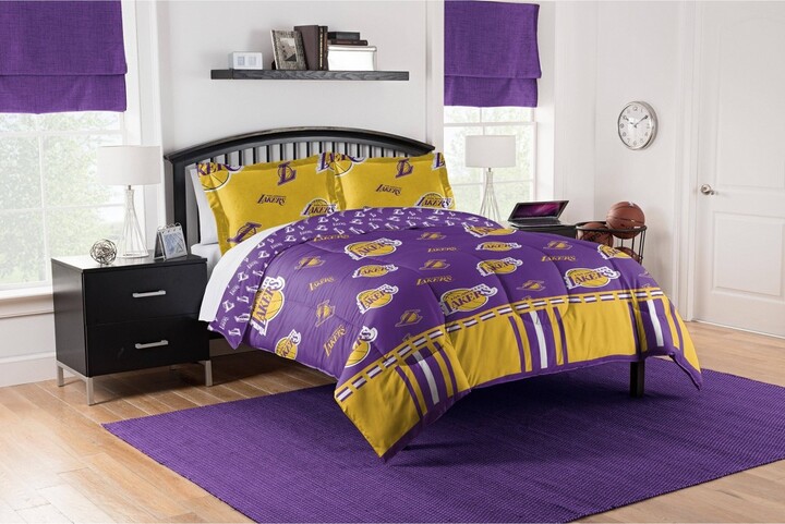 NBA Los Angeles Lakers Rotary Bed Set - Queen - ShopStyle