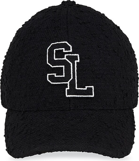 Saint Laurent SL Baseball Cap in Bouclé Tweed Wool - ShopStyle Hats