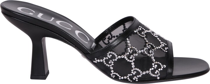 Gucci Black Slider Sandal - ShopStyle