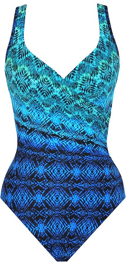 Miraclesuit Ocean Ombre It's A Wrap One-Piece Swimsuit - ShopStyle