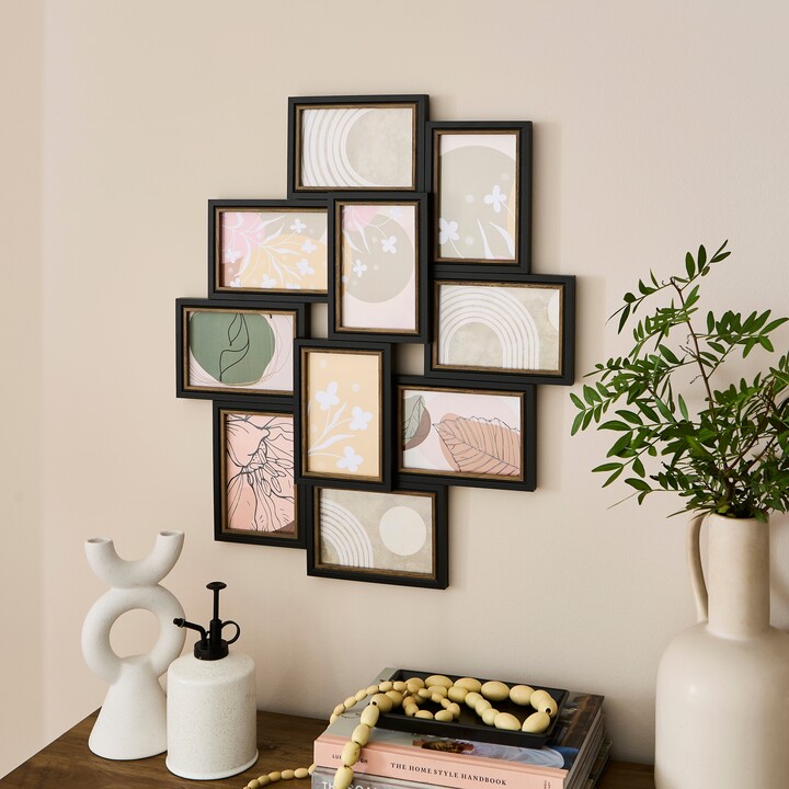 Dunelm Fulton Black Collage Multi Photo Frame Black - ShopStyle