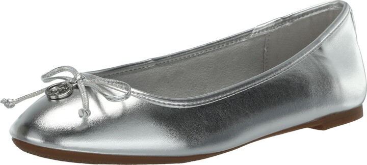 Sam & Libby Callan Ballet Flat Silver 10 Medium - ShopStyle