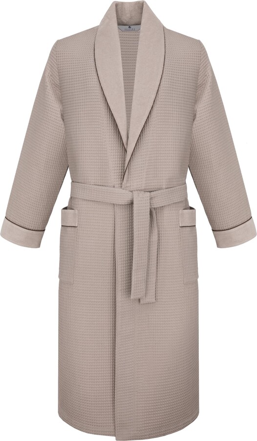 R Revise Revise RE-519 Men's Dressing Gown - Universal - 100% Cotton ...