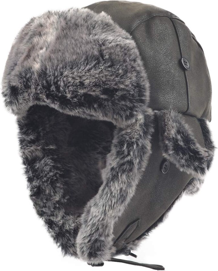 Original One Russian Ushanka Cossack Trooper Trapper Aviator Bomber Hat ...