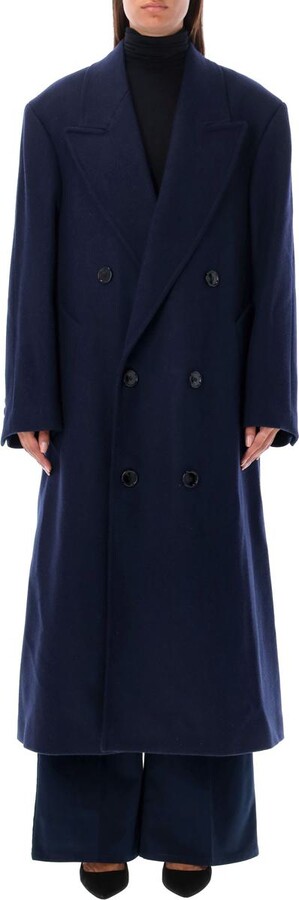 Ami Alexandre Mattiussi Double breast coat - ShopStyle