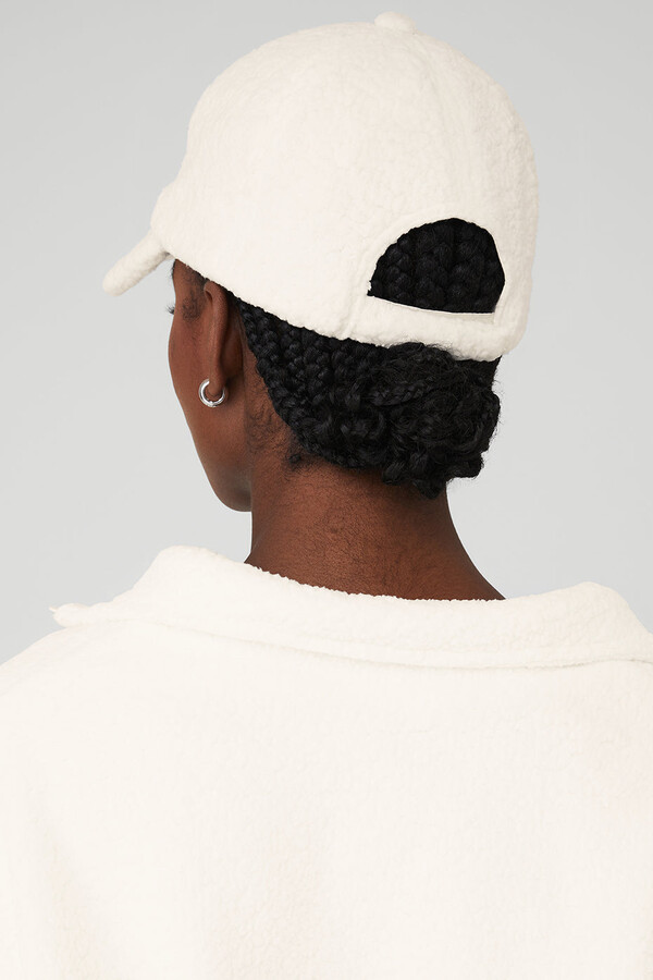 Alo Yoga | Micro Sherpa Off-Duty Cap in Black - ShopStyle Hats