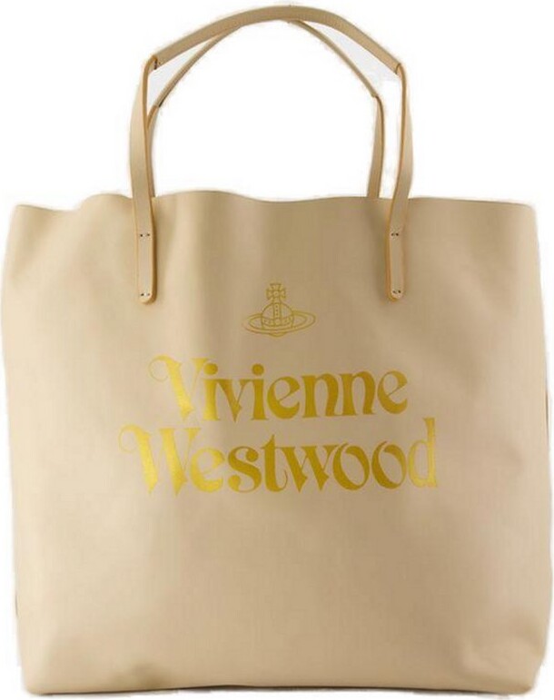Vivienne Westwood Studio Logo Printed Shopper Bag - ShopStyle