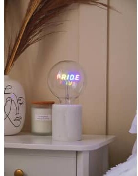 Steepletone UK Ltd Pride Led Text Table Lamp Light Bulb - ShopStyle