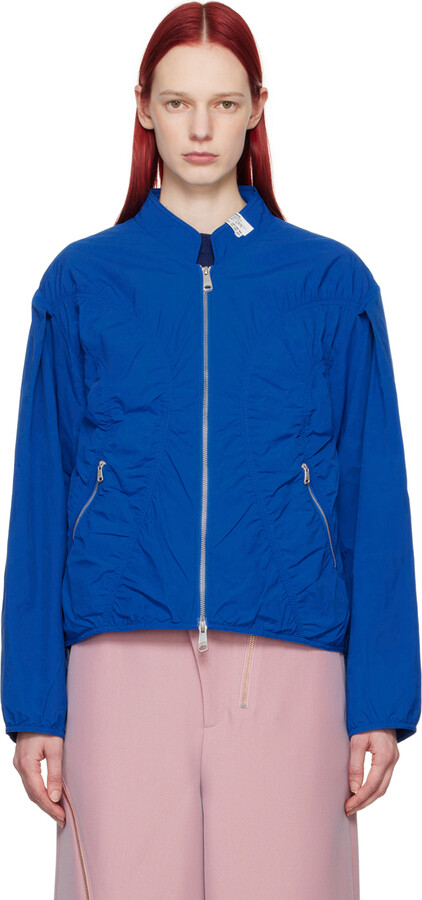 Ader Error Blue Zeque Bomber Jacket - ShopStyle