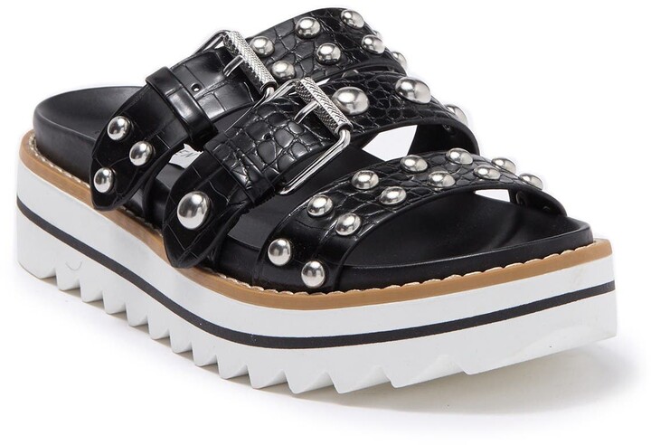 STEVEN NEW YORK Cala Snake Embossed Sandal - ShopStyle