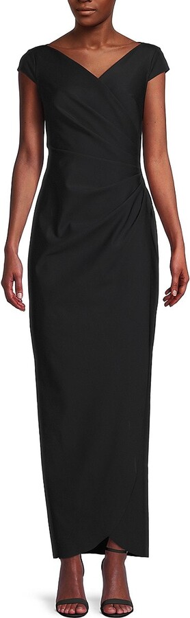 Alex Evenings Solid Column Gown - ShopStyle Formal Dresses