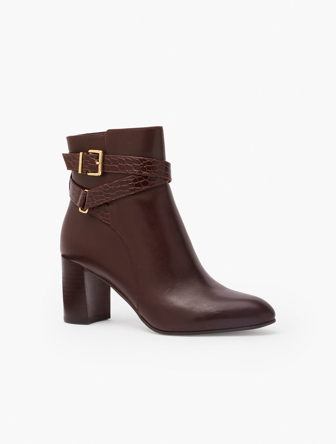 Talbots Simone Vachetta Ankle Boots - ShopStyle