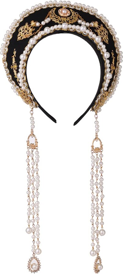 GRACEART Anne Boleyn Hat Headpiece Elizabethan Headwear Tudor Coronet ...