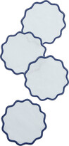 Moda Domus Set-Of-Four Scalloped Linen Coasters - ShopStyle