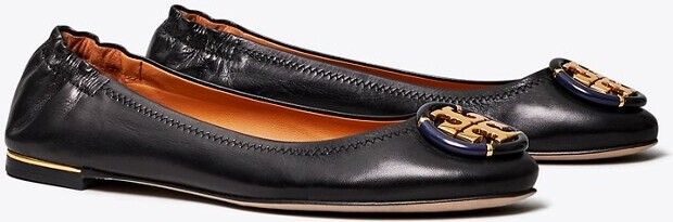 Tory Burch Multi-Logo Ballet | Perfect Black | 5 - ShopStyle