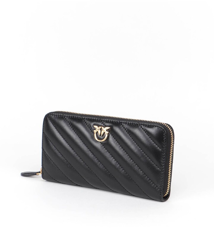 Pinko Love Birds Quilted Continental Wallet - ShopStyle