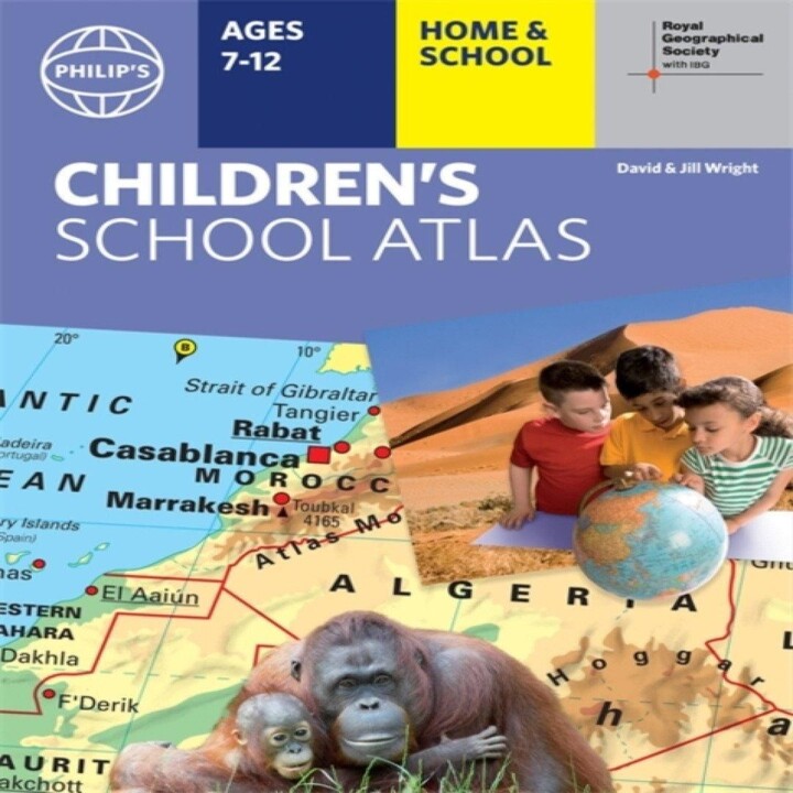 Philip's Maps Philip's RGS Children's School Atlas Hardback Book ...