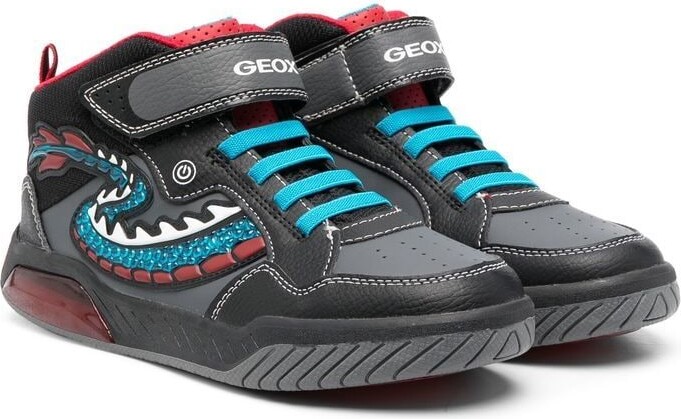 Geox Kids Inek touch-strap boots - ShopStyle Boys' Shoes