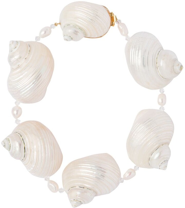 Prada Oversized Shell Choker - ShopStyle Necklaces