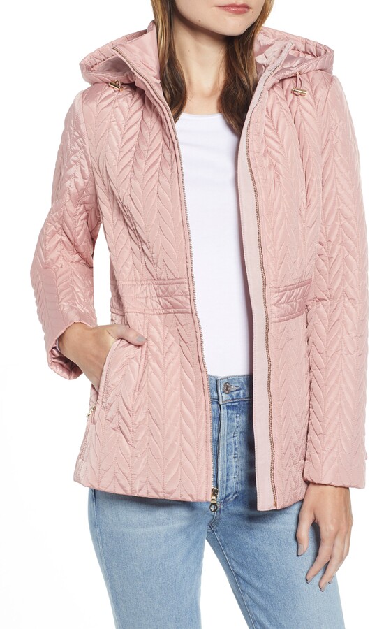 Kate Spade Hooded Quilted Jacket - ShopStyle Women's Fashion