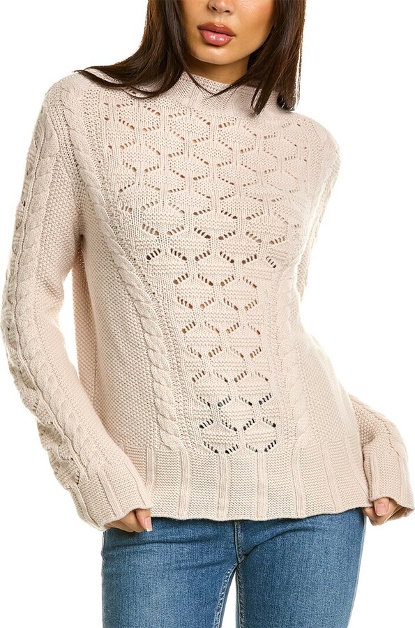 Malo Cashmere Multi-Stitch Wool & Cashmere-Blend Sweater - ShopStyle