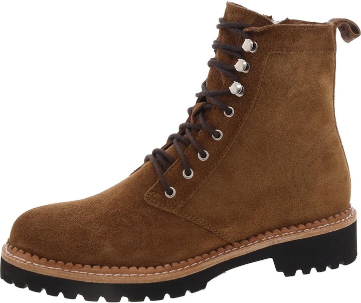 Dolce Vita Womens Leather Lugg Sole Combat & Lace-Up Boots - ShopStyle