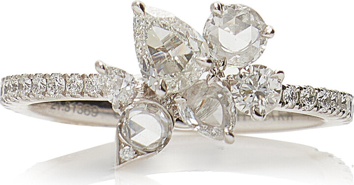 Harakh Haveli 18K White Gold Diamond Ring - ShopStyle