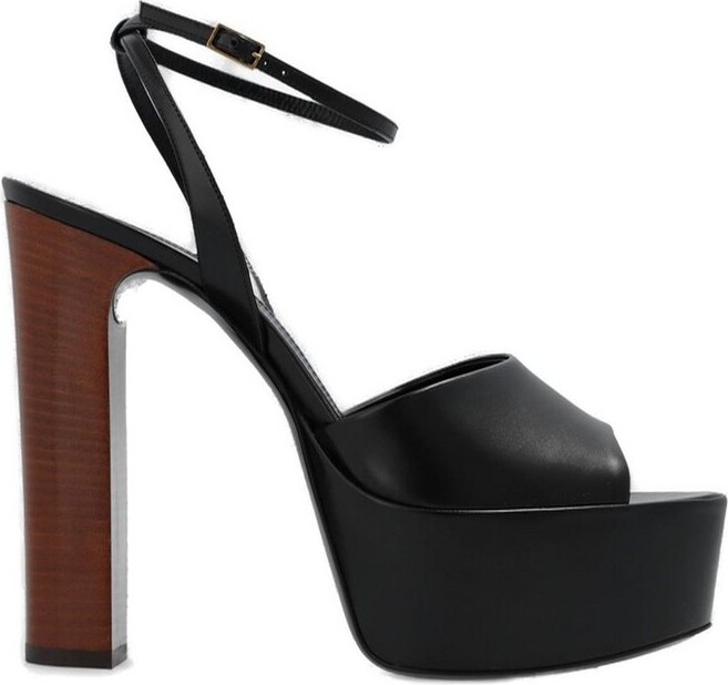 Saint Laurent Jodie Platform Sandals - ShopStyle