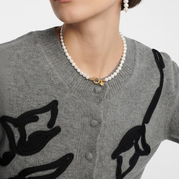 Joey Baby 18K Gold Plated Freshwater Pearls -Jackie Essential Pearl Necklace S16" For Women ...