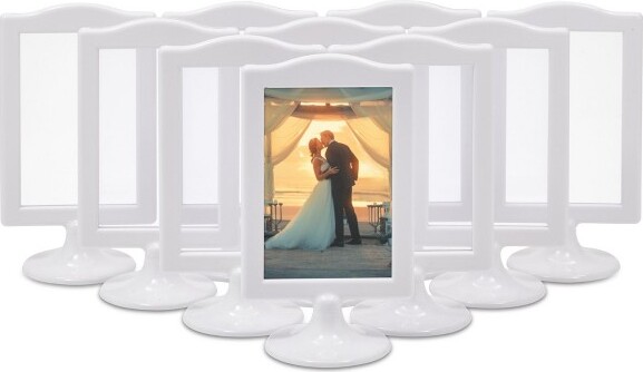 Okuna Outpost Double Sided Pedestal Picture Frames for 4x6 Inch Photos ...