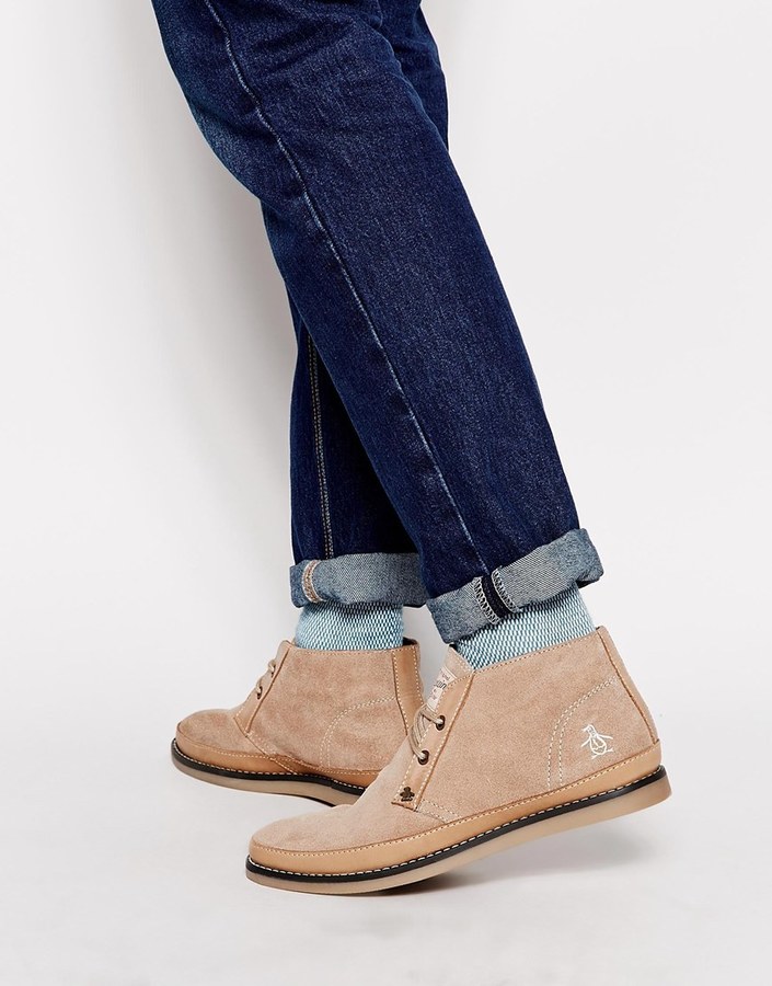 Original Penguin Lodge Chucker Boots - ShopStyle
